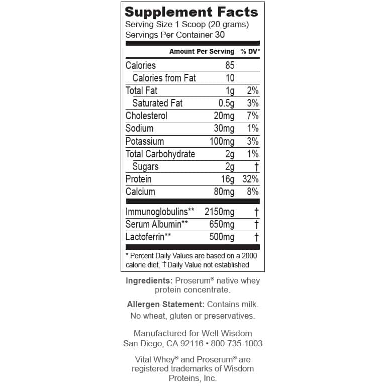 Unflavored Whey Protein Powder | All-Natural Whey Protein